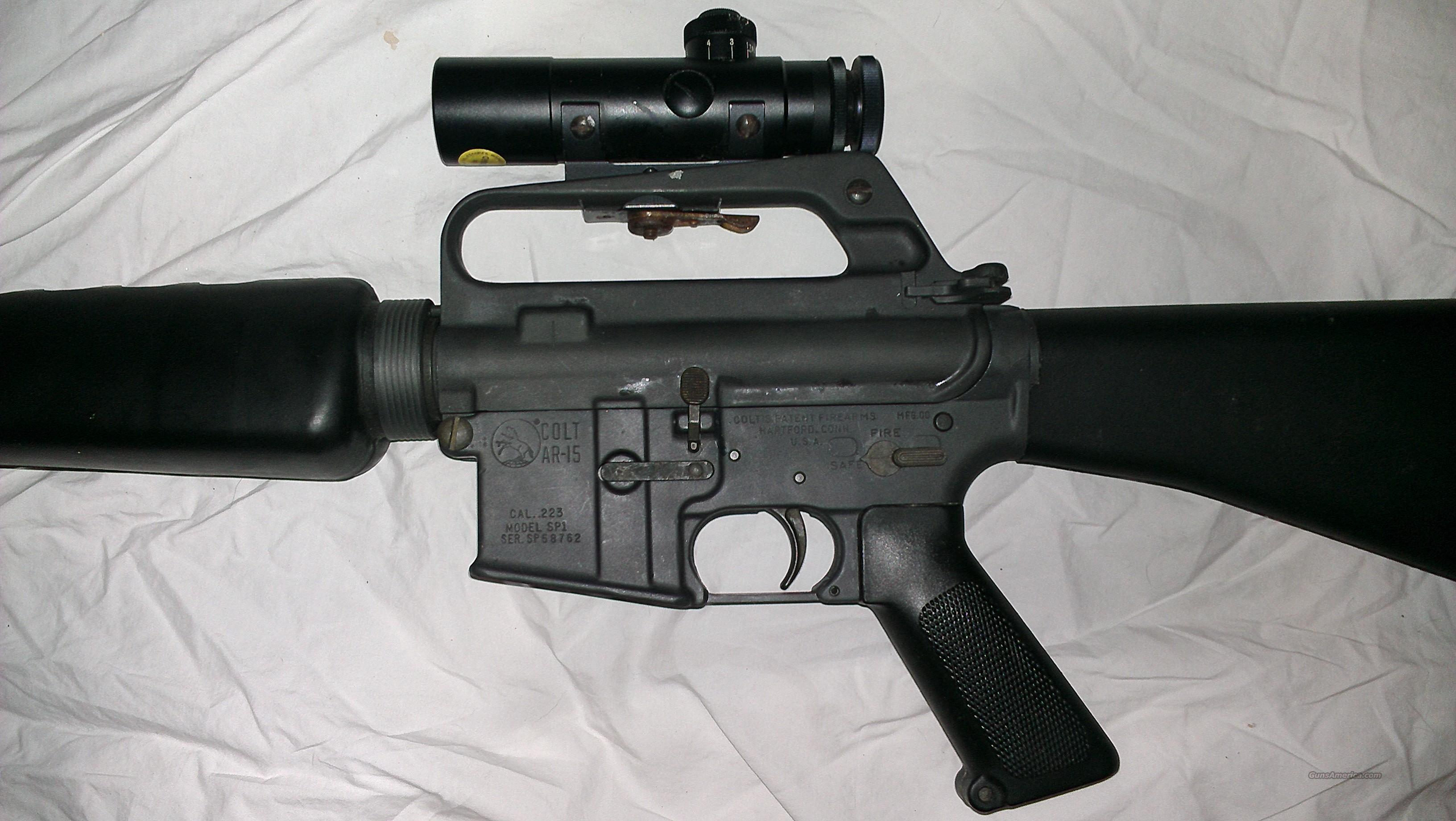COLT AR-15 SP1 (1976) w/ ORIGINAL COLT 3X20 SCO... for sale