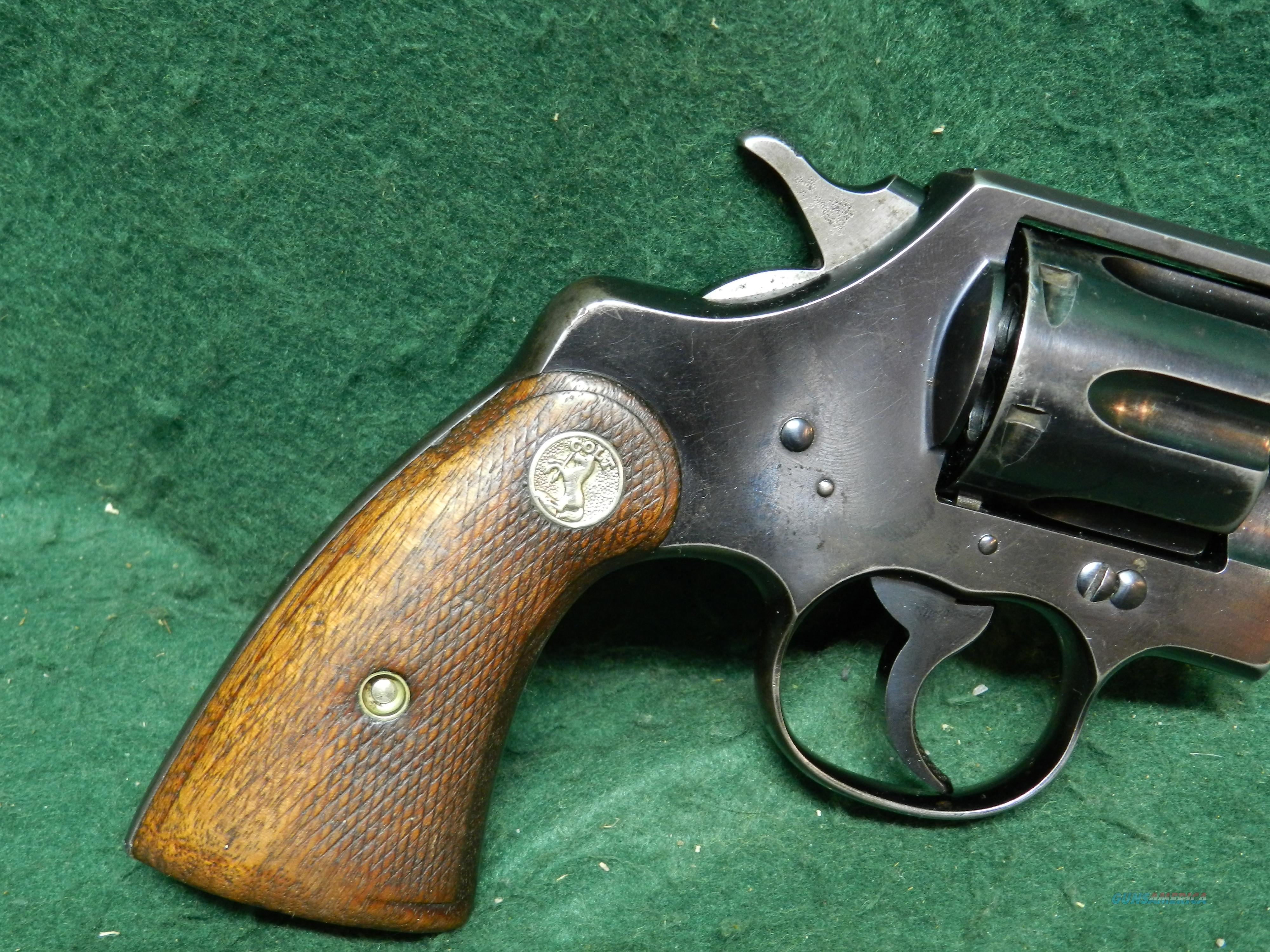 Colt Official Police Revolver in 32-20 for sale