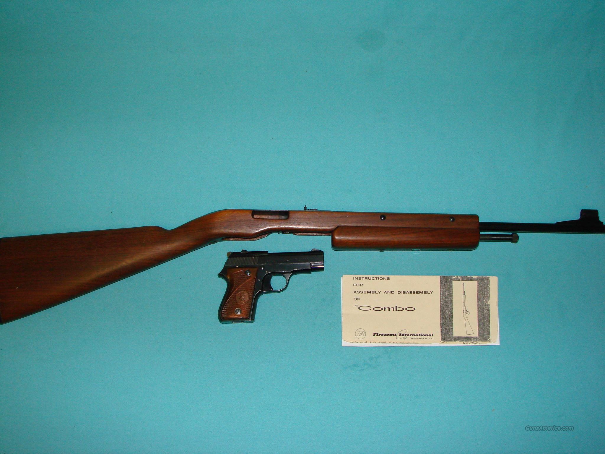 Unique Model L Pistol/Rifle Combo for sale