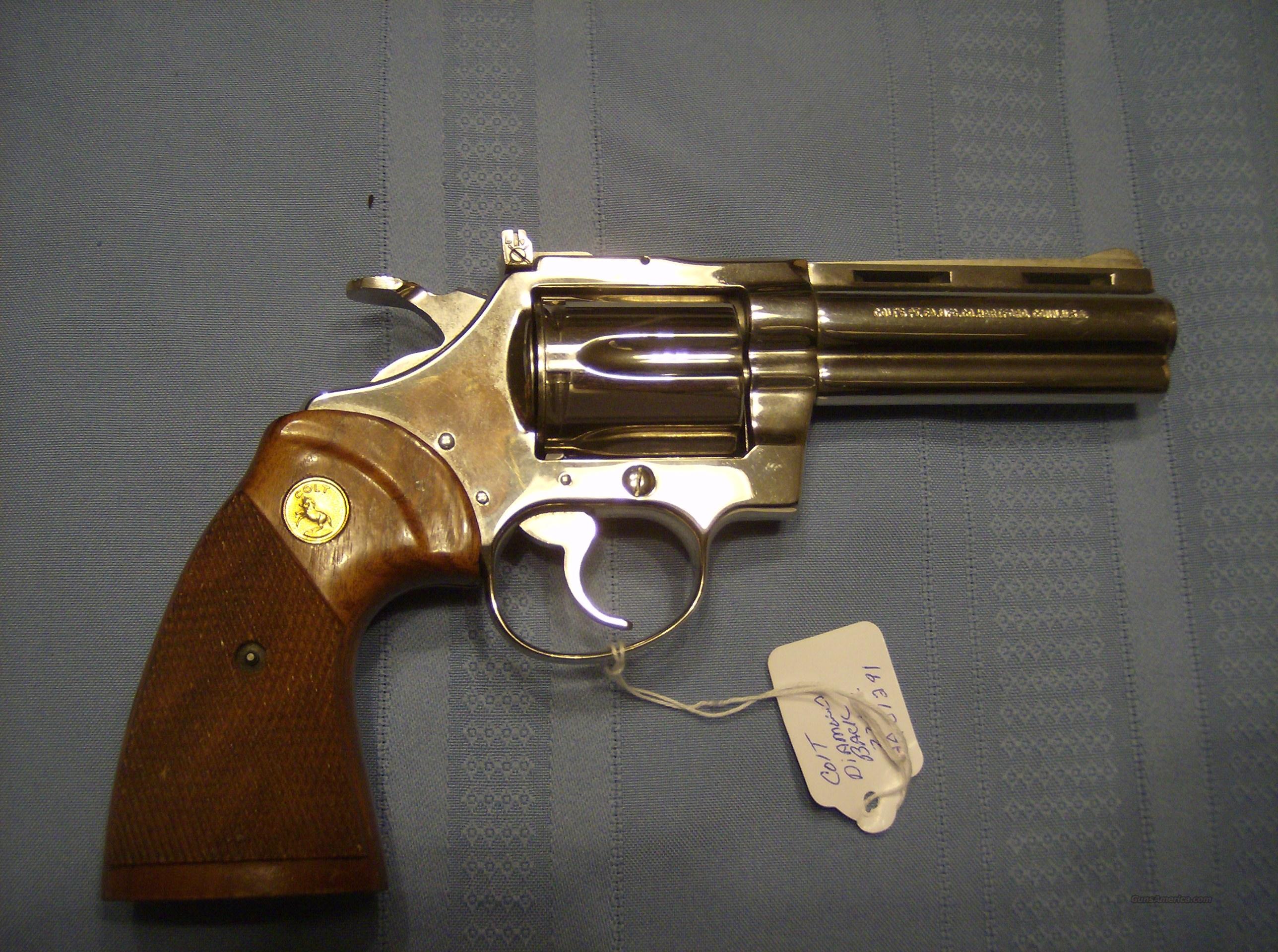 COLT DIAMONDBACK 22 L.R. NICKEL for sale