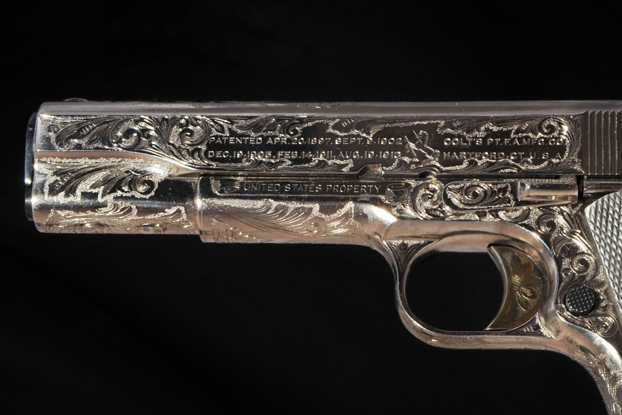 Colt 1911 "US Army" .45acp Fully Engraved for sale