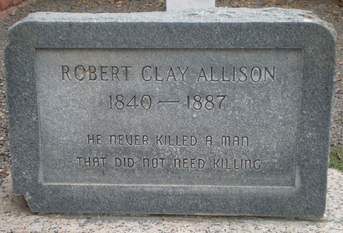 The Life and Times of the Brain-Damaged Gunslinger Clay Allison