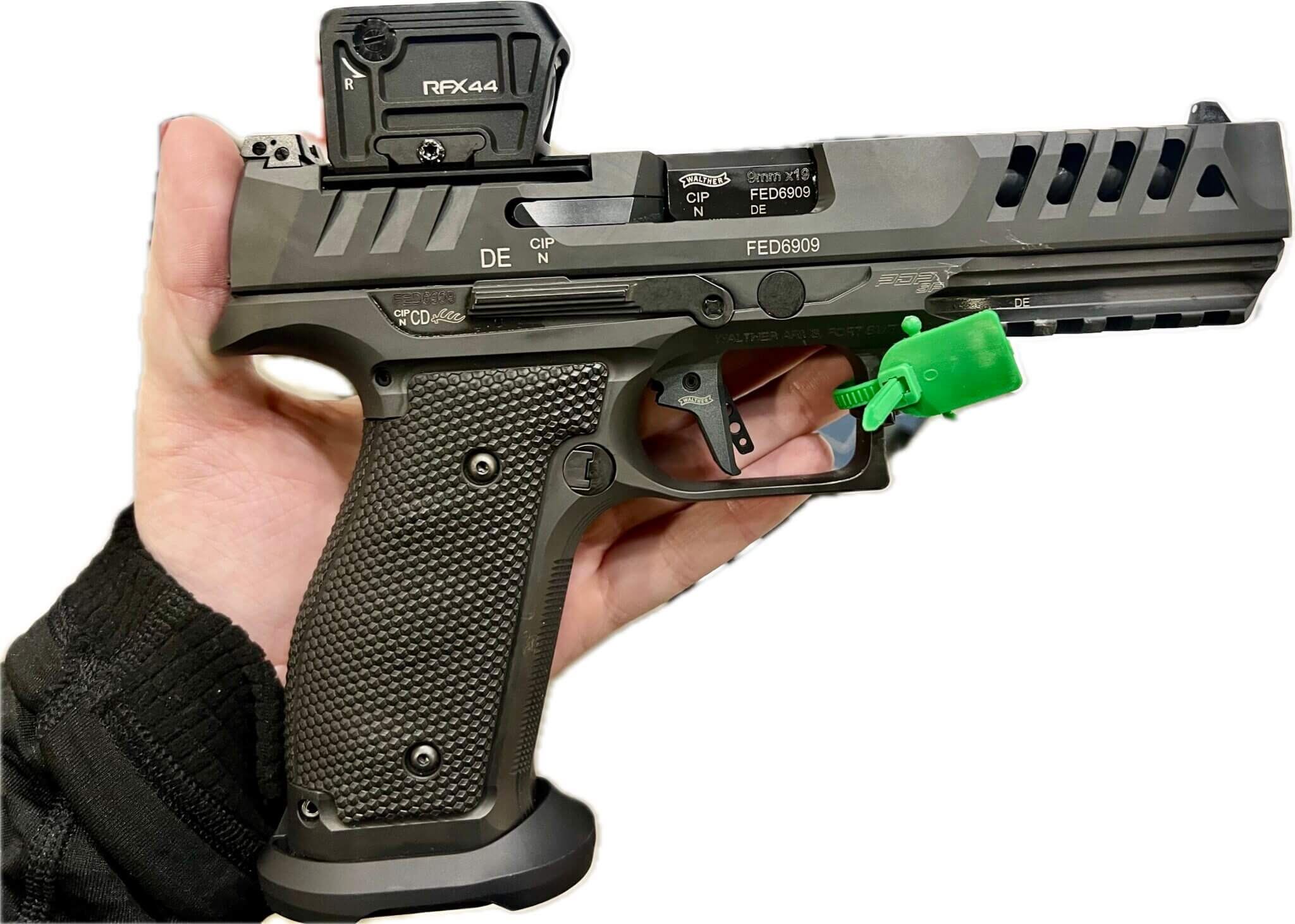 The PDP Match Steel Frame Pistol from Walther