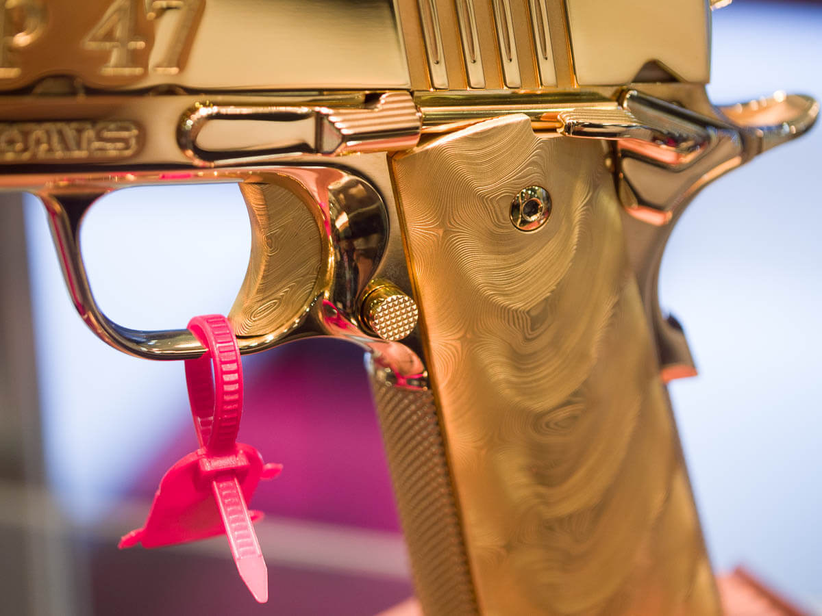 You Have to See This Gold-Plated Trump 1911!
