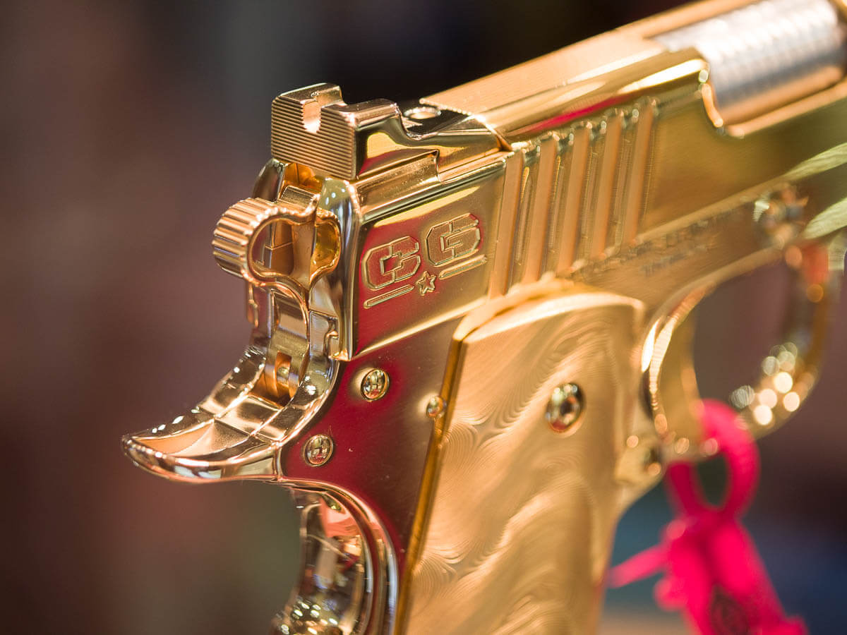 You Have to See This Gold-Plated Trump 1911!