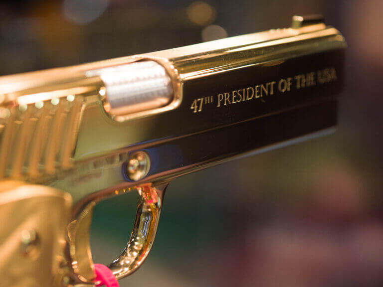 You Have to See This Gold-Plated Trump 1911!