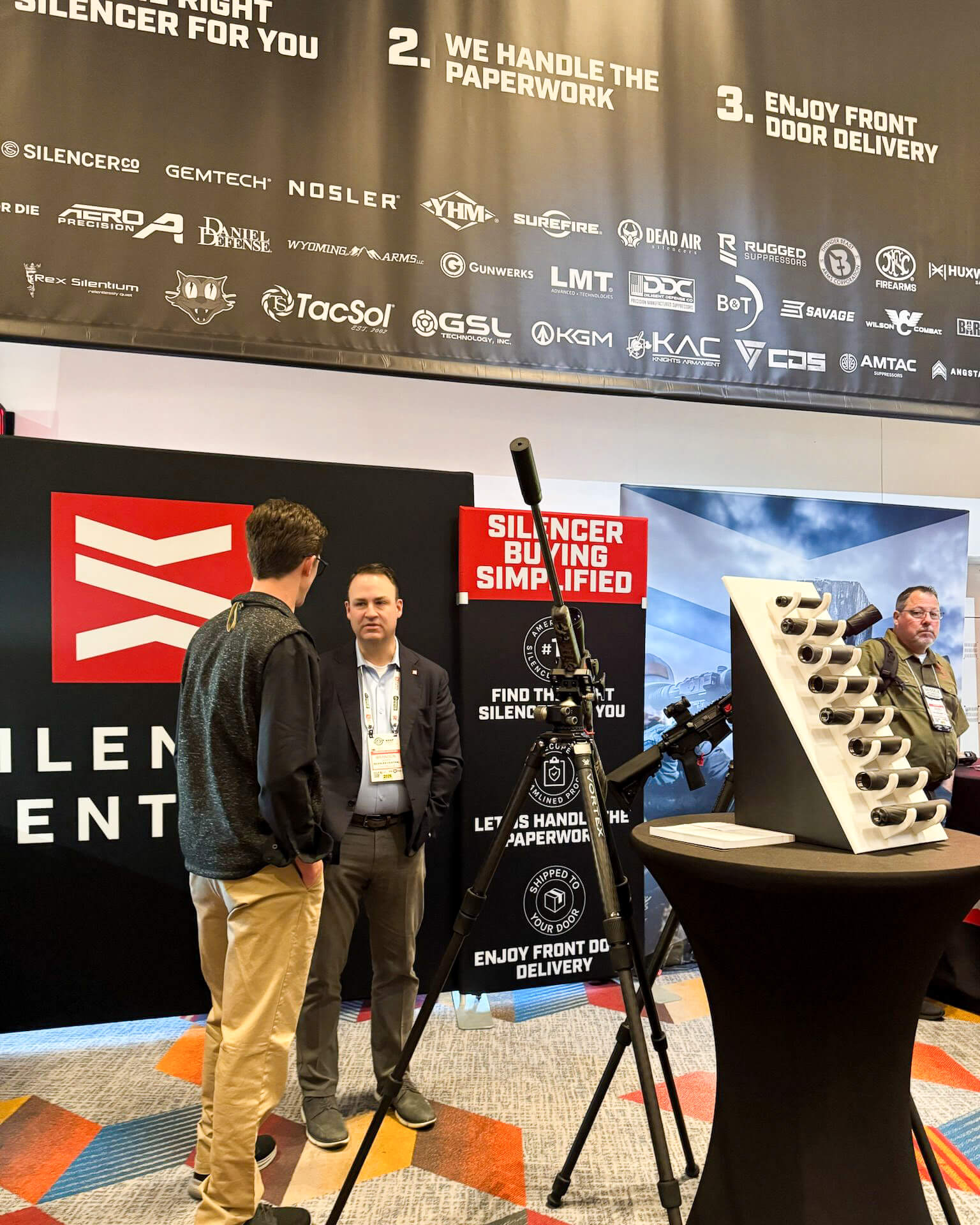 Brandon Maddox at SHOT Show 2026 - Patriots Who Carry