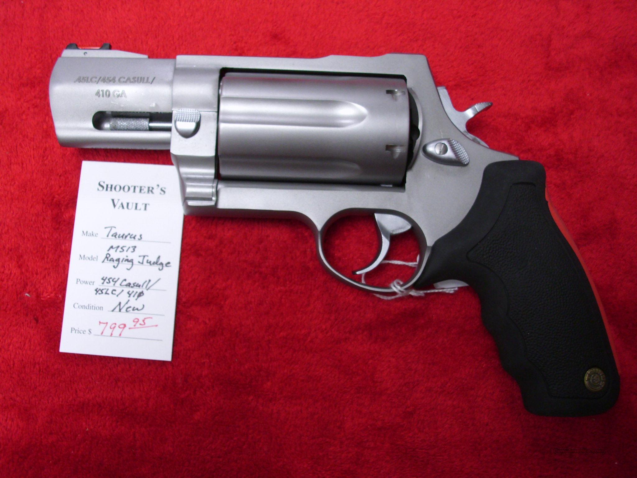 RAGING JUDGE M513 REVOLVER .454 .45 COLT, 410 N... for sale