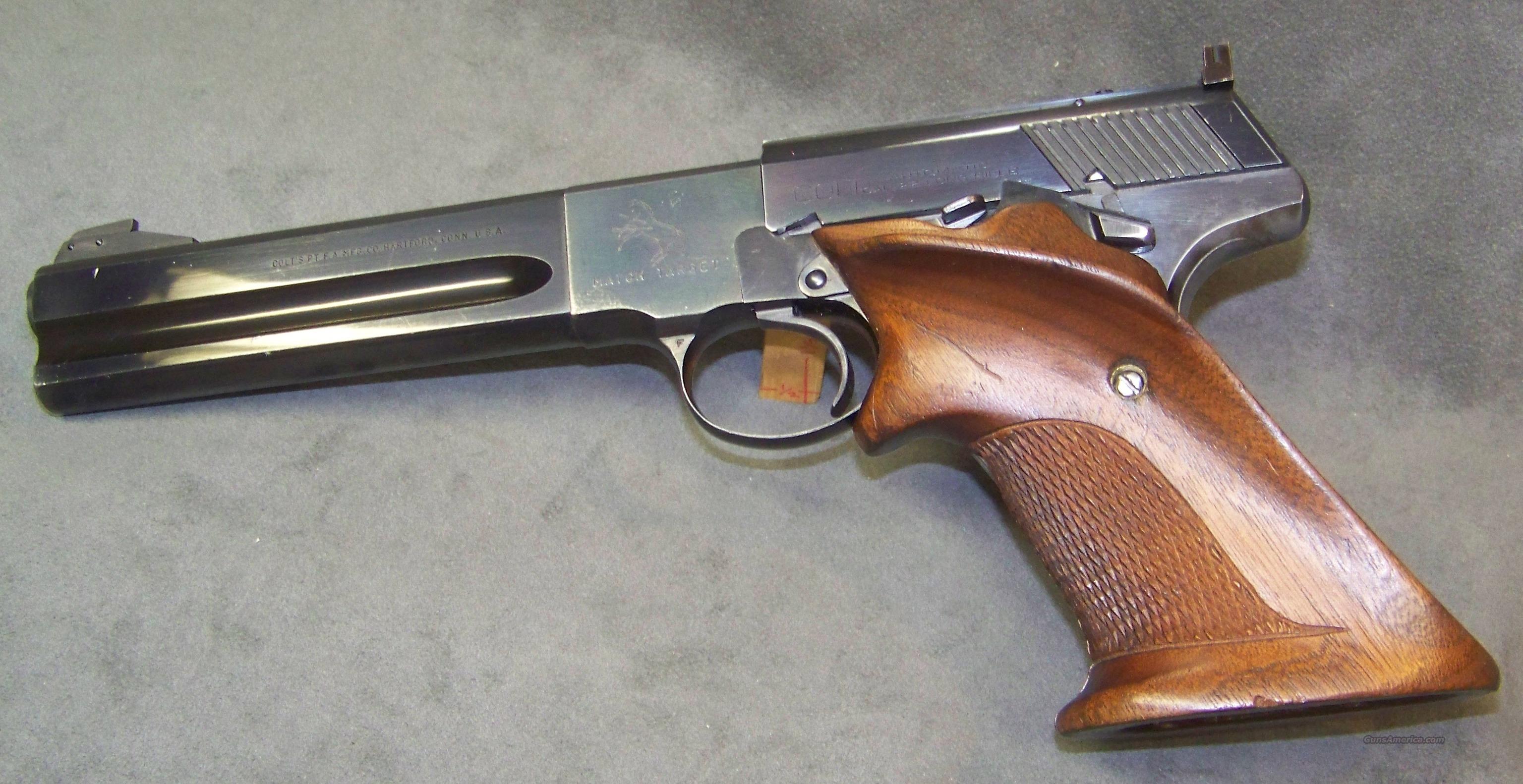 COLT MATCH TARGET WOODSMAN CIRCA 1960 w/SANDERS... for sale